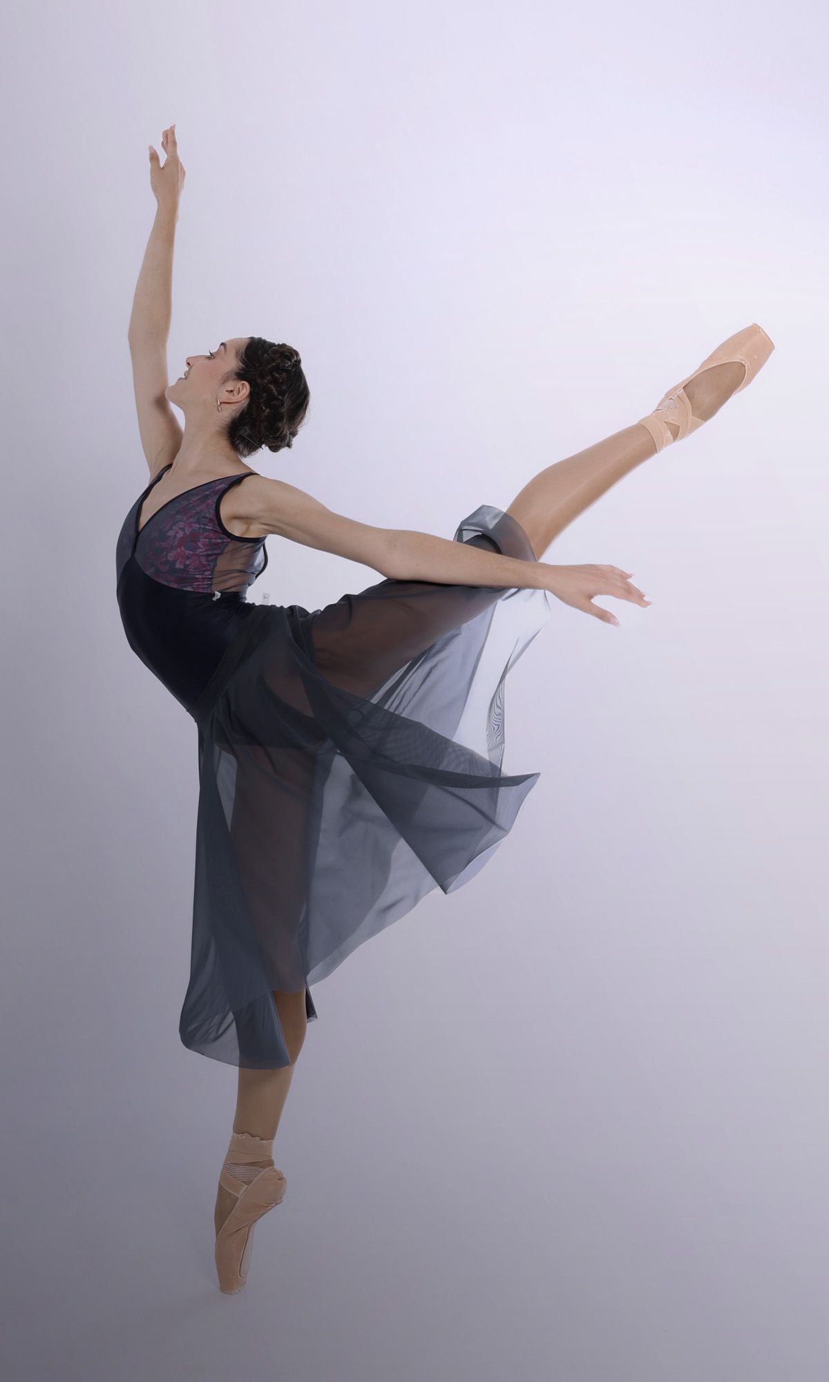 Calathea Titanium long ballet skirt – Ballet Emporium