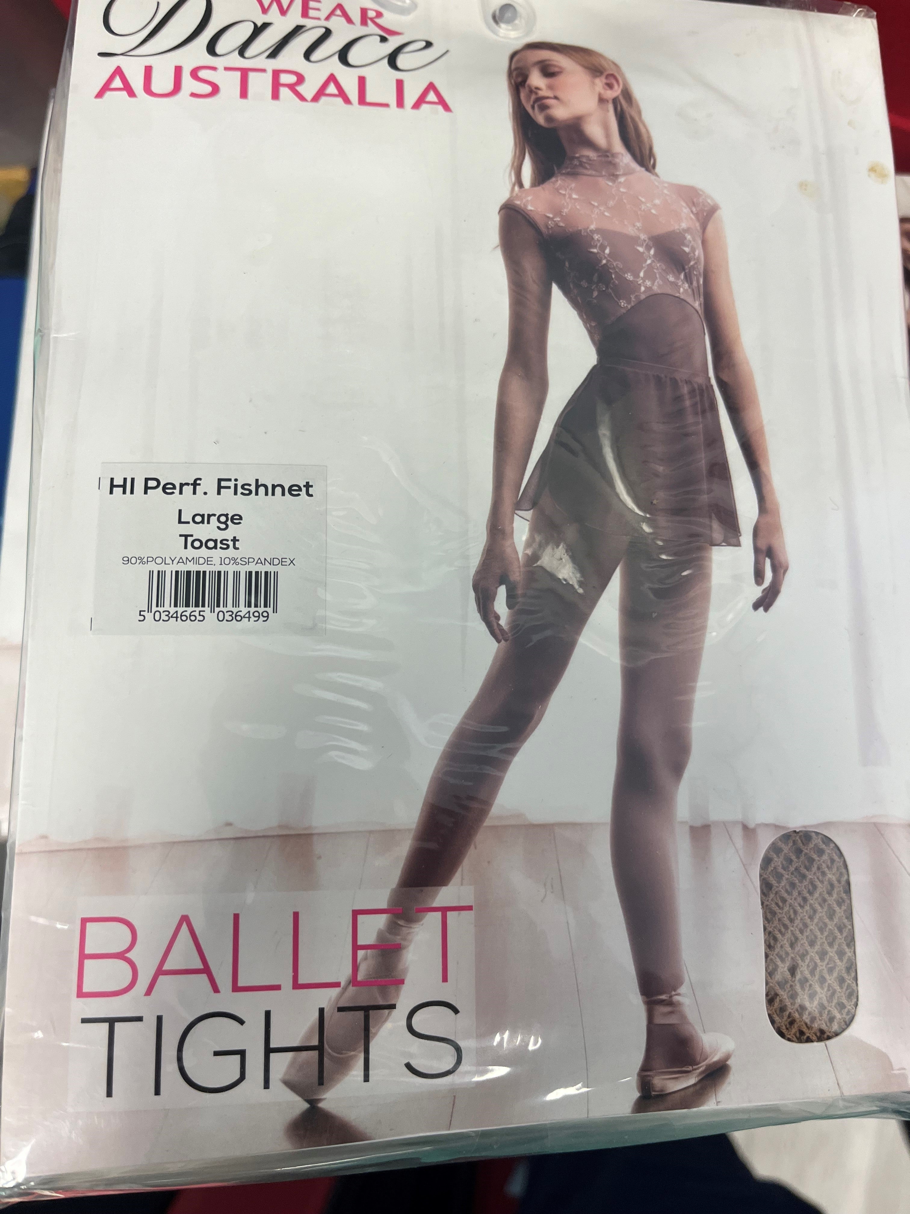 Hi Performance fishnet Ballet Tight Toast – Ballet Emporium